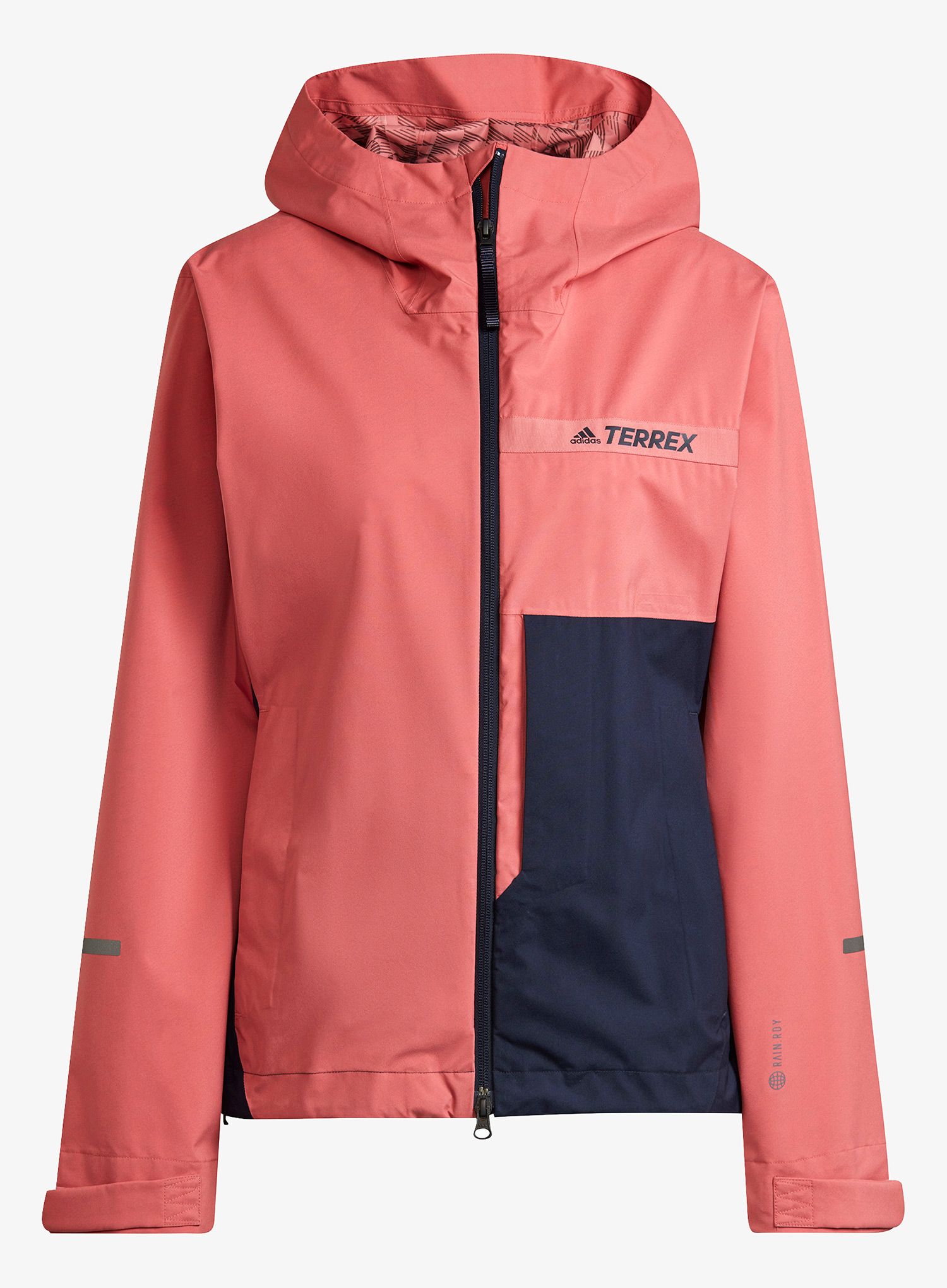 Dámská bunda proti dešti adidas TERREX Multi Rain.RDY - wonder red