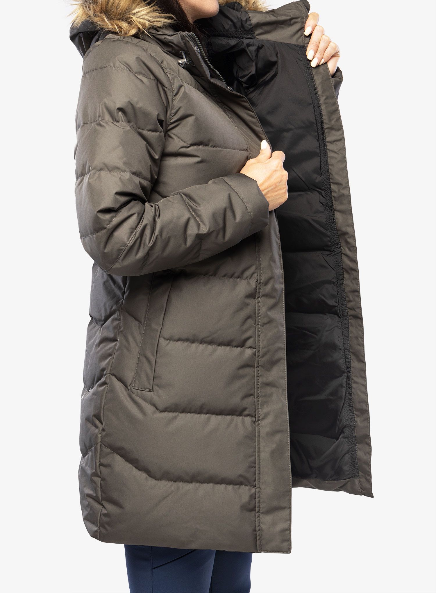 Dámský péřový kabát Helly Hansen Aden Down Parka - beluga