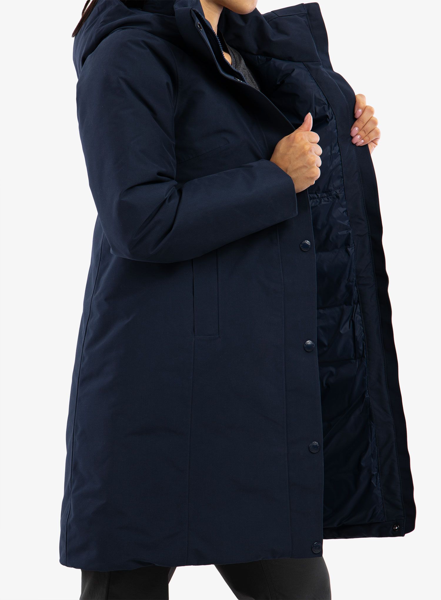 Dámský péřový kabát Marmot Chelsea Coat - arctic navy | 8a.cz