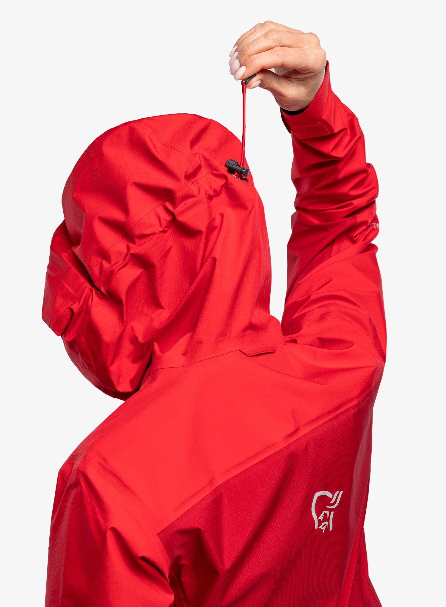 Dámská bunda Norrona Falketind GORE-TEX Jacket - jester red/true red ...