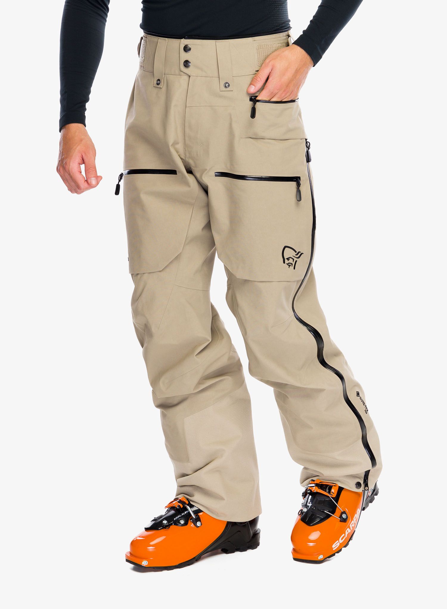 Membránové kalhoty Norrona Lofoten GORE-TEX Pro Pants - winter twig | 8a.cz