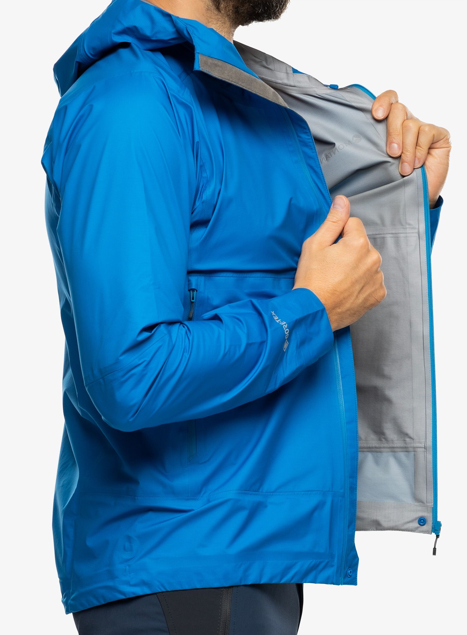 Bunda s membránou Montane Phase Nano Jacket - electric blue